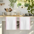 Dish Towels, Pink Check Plaid Absorbent Kitchen Towels 2 PCS, Buffalo ...