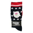 Patriotic USA Baseball Socks with Baseball Bats (Softball - Navy/Red ...
