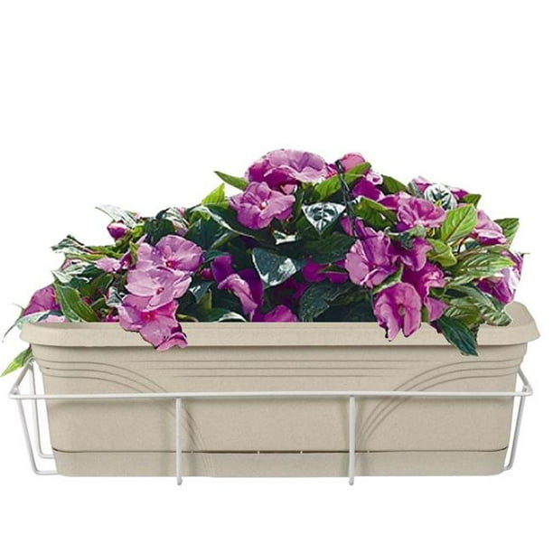 CobraCo F2426-W 24 in. Basic Adjustable Flower Box Holder - White ...