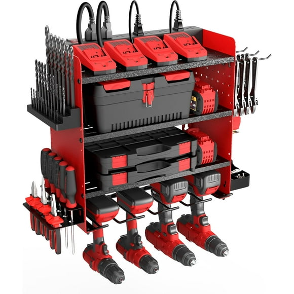 Cordless Drill Storage Rack