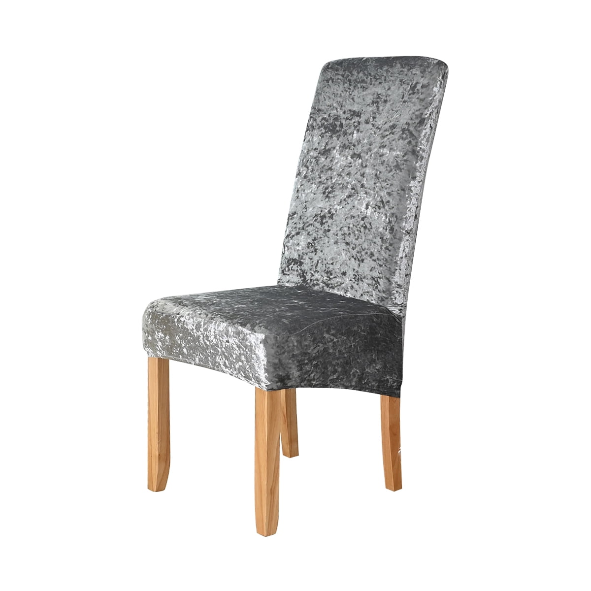 Rosnek Velvet Dining Chair Cover Spandex Elastic Chair Slipcover Dining ...