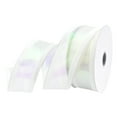 Homeford Iridescent Sheer Grosgrain Edge Wired Ribbon, 1-1/2-inch, 10 ...