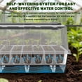 60-Cell Self-Watering Seed Starter Tray with Grow Light, Upgraded 1–24H ...