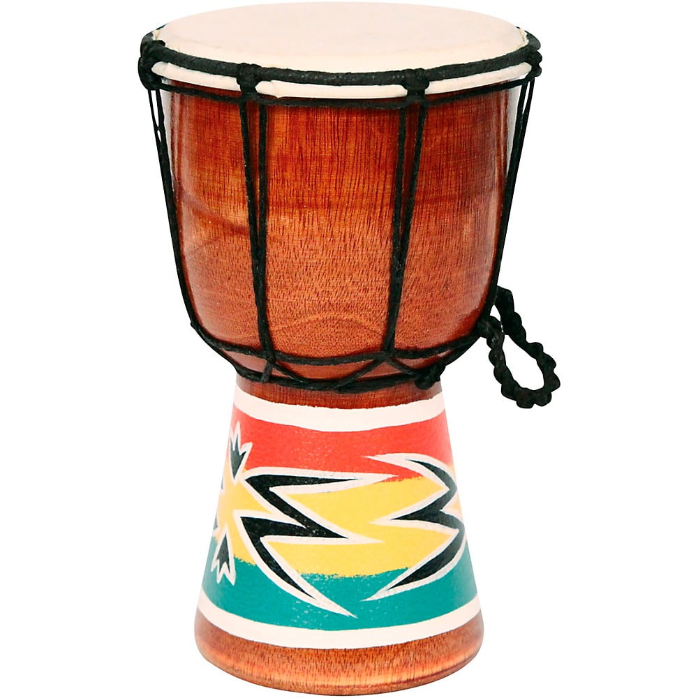 X8 Drums Mini Djembe Red Green Yellow - Walmart.com