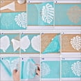 2 pc Self-Adhesive Silk Screen Printing Stencil for Painting on Wood ...