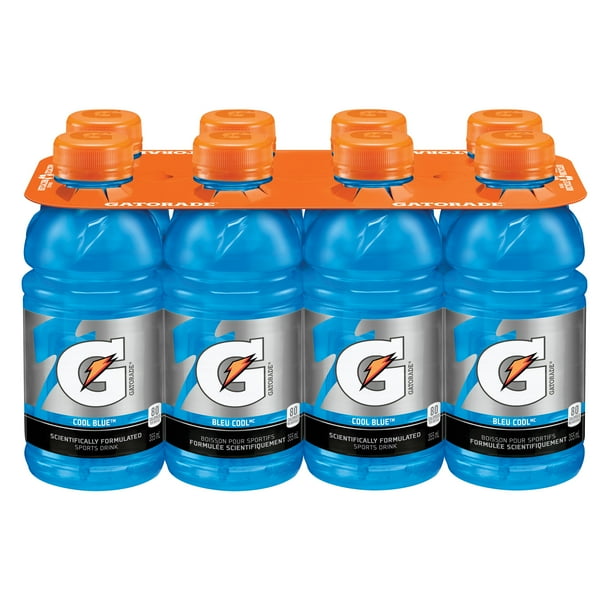 Gatorade Cool Blue Sports Drink 8 x 355 mL, Bottles, 8x355mL - Walmart.ca