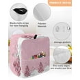 Pink Christmas Stand Mixer Dust Cover with Storage Pocket & Handles ...