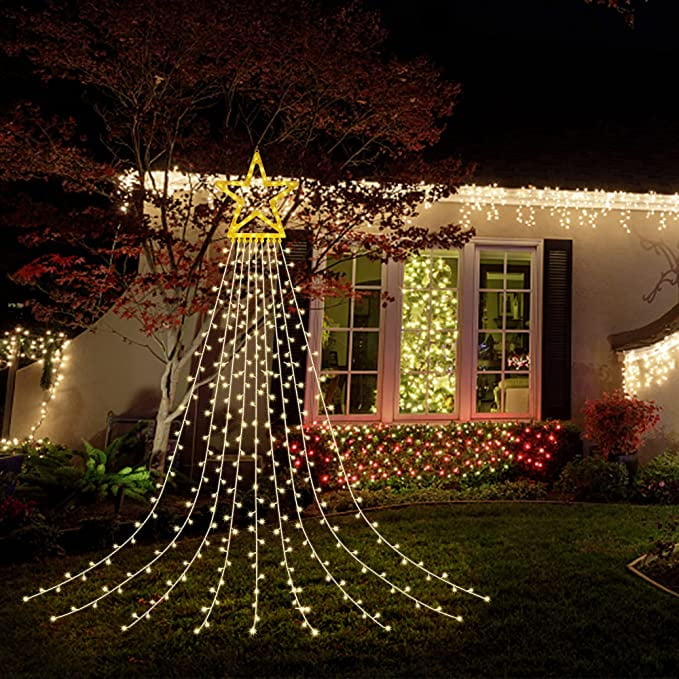 Christmas Holiday Light Yard Display