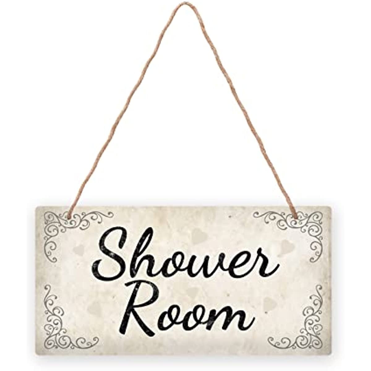 Shower Room Plastic Hanging Wall Decorations Colorful Home Door Sign ...