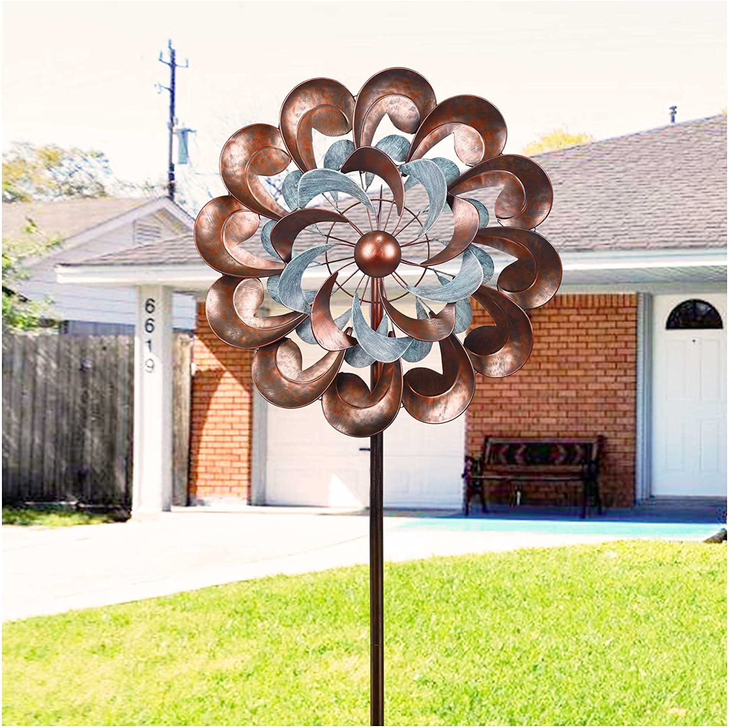 Copper Garden Wind Sculptures | Fasci Garden