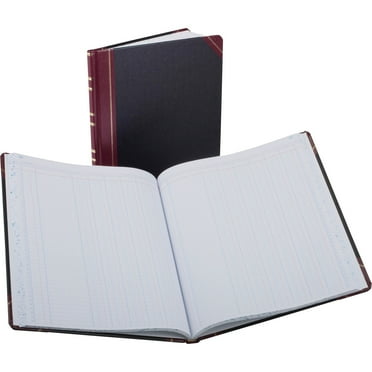 Boorum & Pease Columnar Book, 12 Column, Black Cover, 150 Pages, 12-1/4 ...