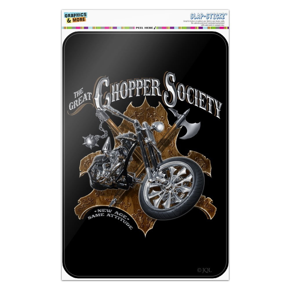Great Chopper Society Axe Mace Biker Motorcycle Home Business Office ...
