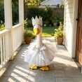 Rirozkan Summer Goose Outfit, 23 Inch Porch Statue Apparel, Cute Dress ...