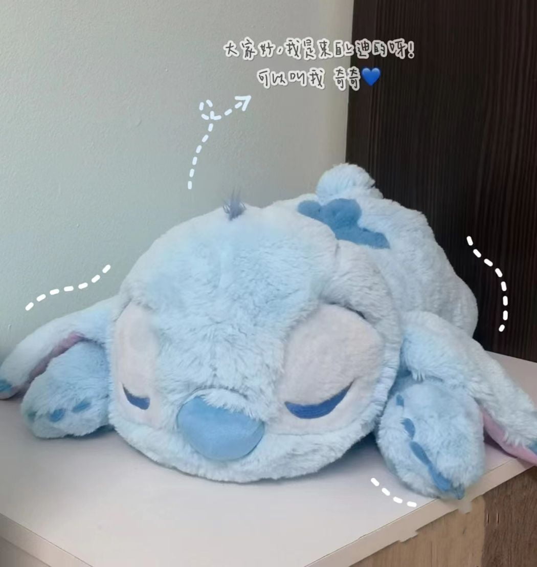 Disney-peluche grande de Lilo & Stitch, muñeco de ojos cerrados ...
