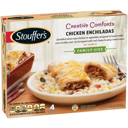 STOUFFER'S Family Size Chicken Enchiladas 30 oz Box - Walmart.com