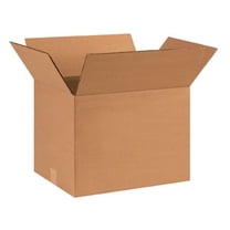 SSBM 16" x 12" x 12" Kraft ECT-44 Single Wall Corrugated Heavy-Duty ...