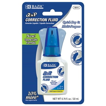 BIC Wite-Out Cover-it Correction Fluid, 1 Dozen (Quantity) - Walmart.com