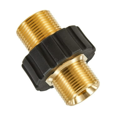 DIAEDGE 4pcs Pressure Washer Hose Adapter Quick Connect Double Males ...