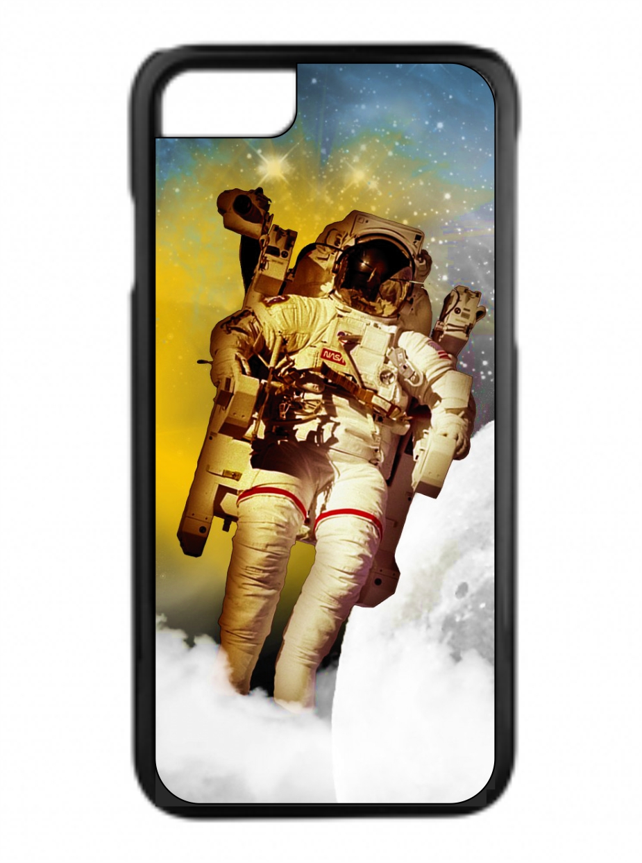 Astronaut in Space Design Protective Durable Tough Black Plastic ...