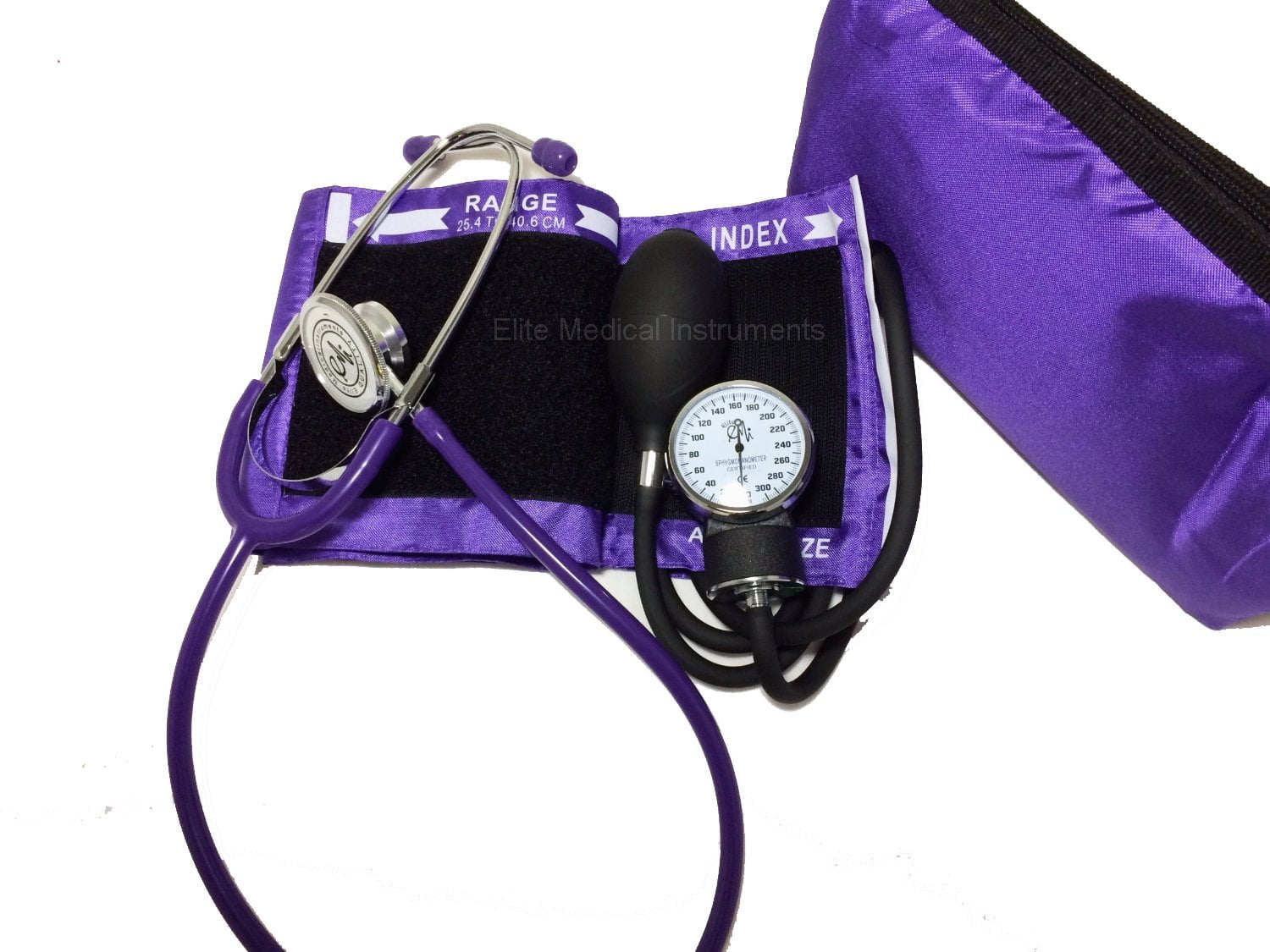 EMI #305 PURPLE Aneroid Sphygmomanometer Blood Pressure Monitor with ...