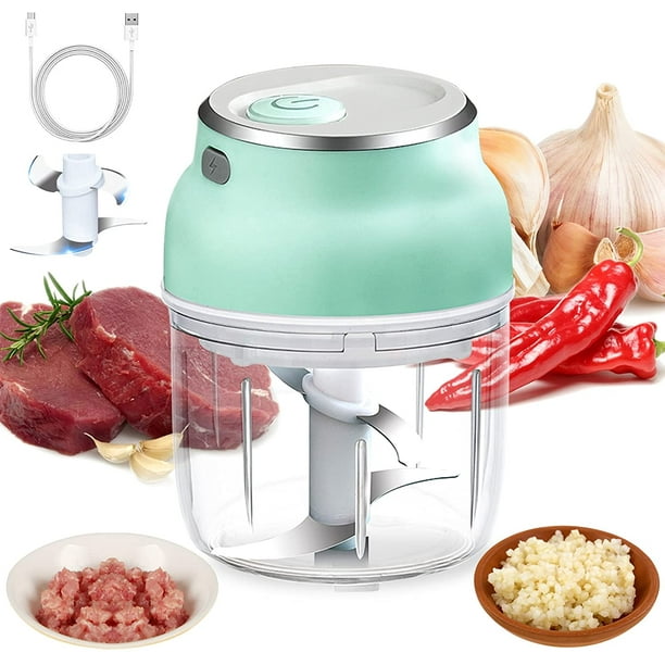 Wireless Garlic Chopper 230ml Electric Mini Food Processor$Portable ...