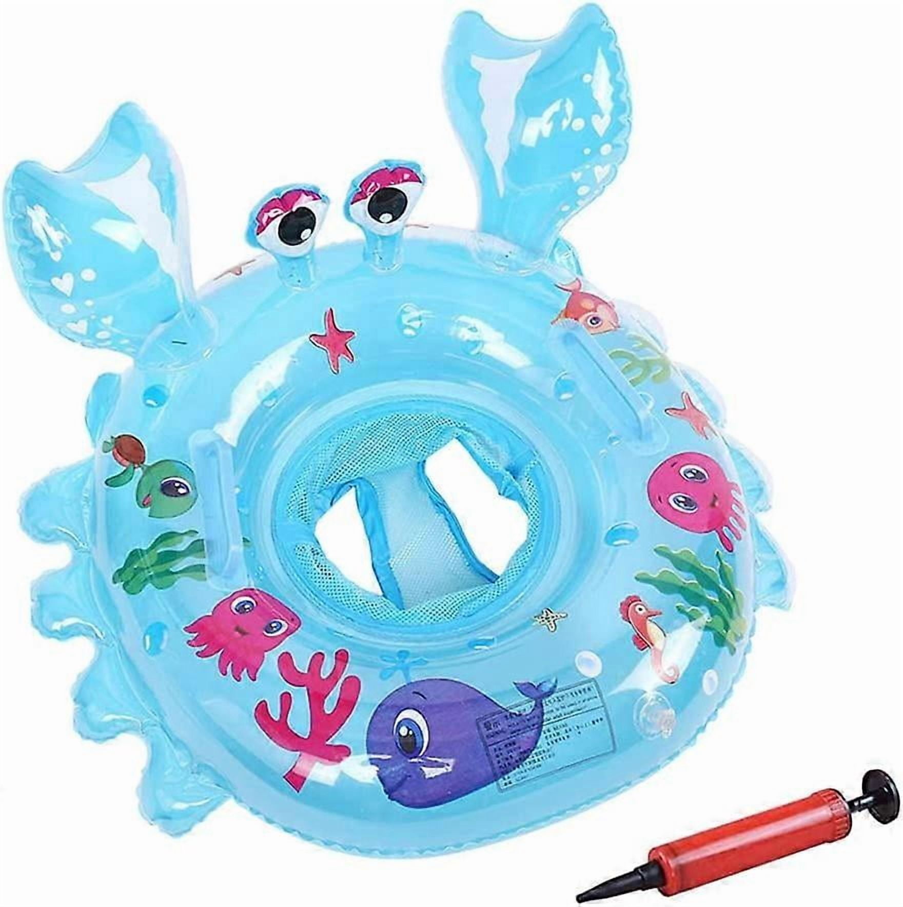 Baby Swimming Float,Inflatable Baby Swim Ring with Seat for Infant ...