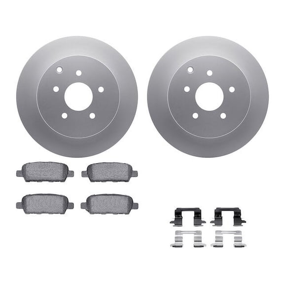 Rear Brake Pad and Rotor Kit - Compatible with 2008 - 2017 Honda Accord ...