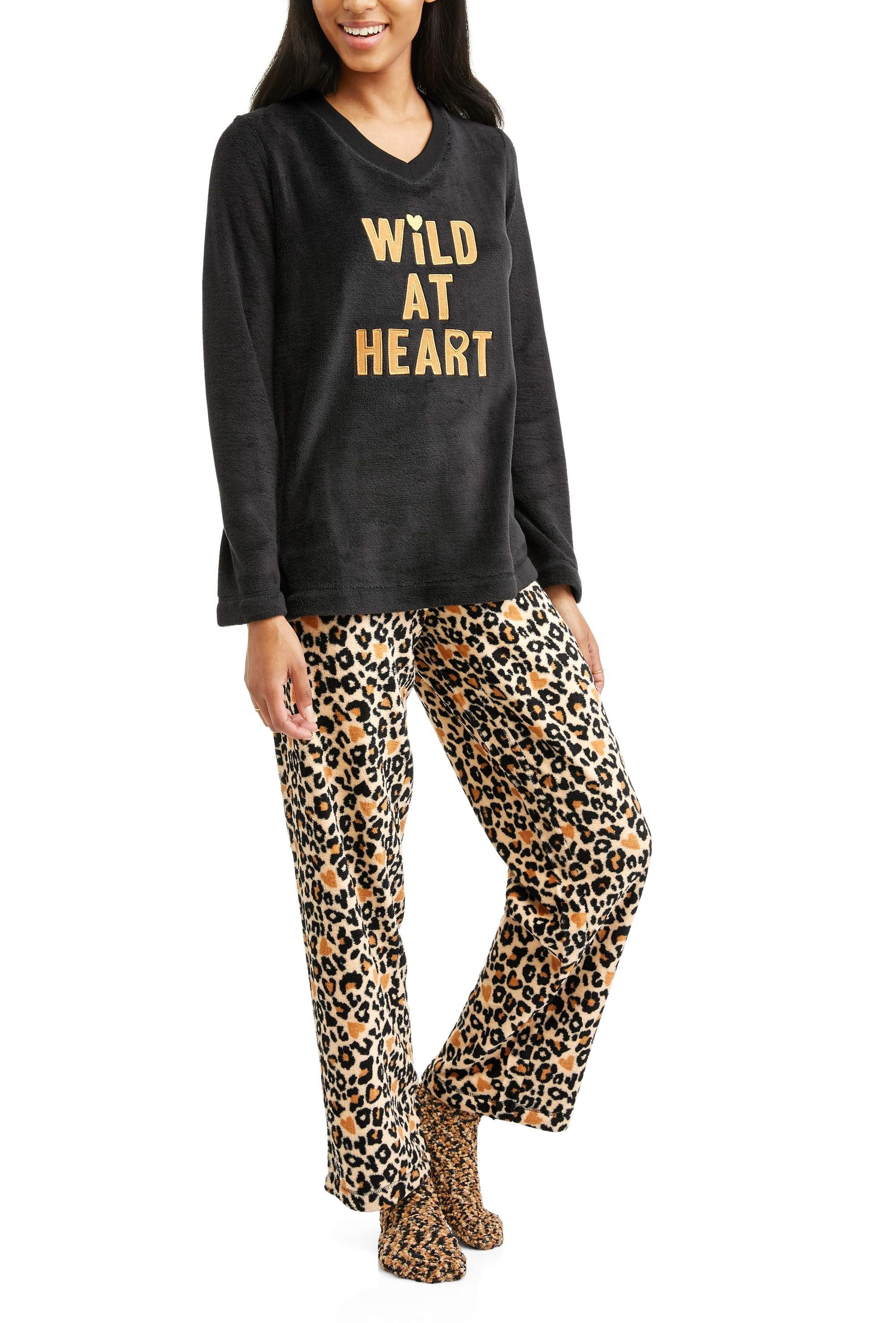 Ladies' Giftable 3-Piece Pajama Set - Walmart.com