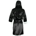 Cleto Reyes Satin Boxing Robe with Hood - Black/White - Walmart.com