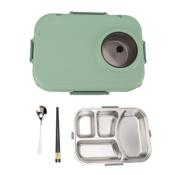 Bento Box 4 Compartments 1200ml 304 Stainless Steel Insulated With Soup ...