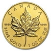 Royal Canadian Mint 1 oz Gold Maple Leaf Coin BU - 24k Fine Gold ...