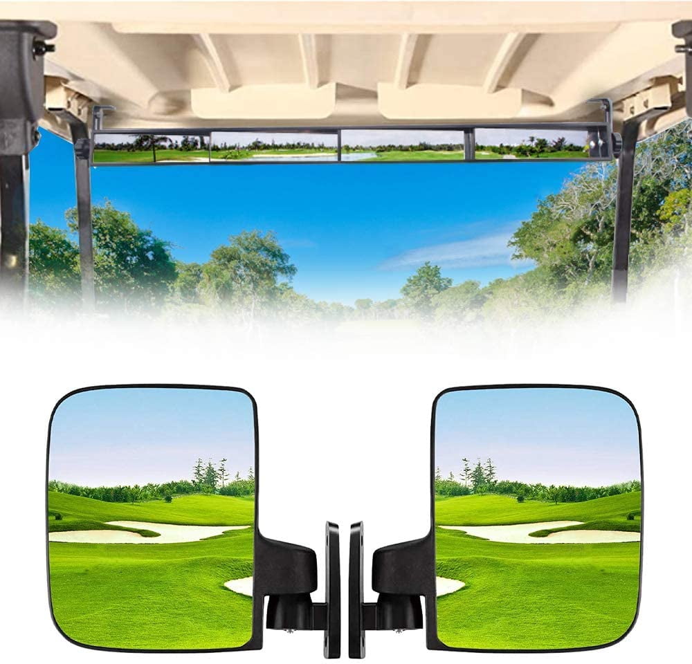 Golf Cart Side Mirror and Central 4-Panel Wink Mirror | Walmart Canada