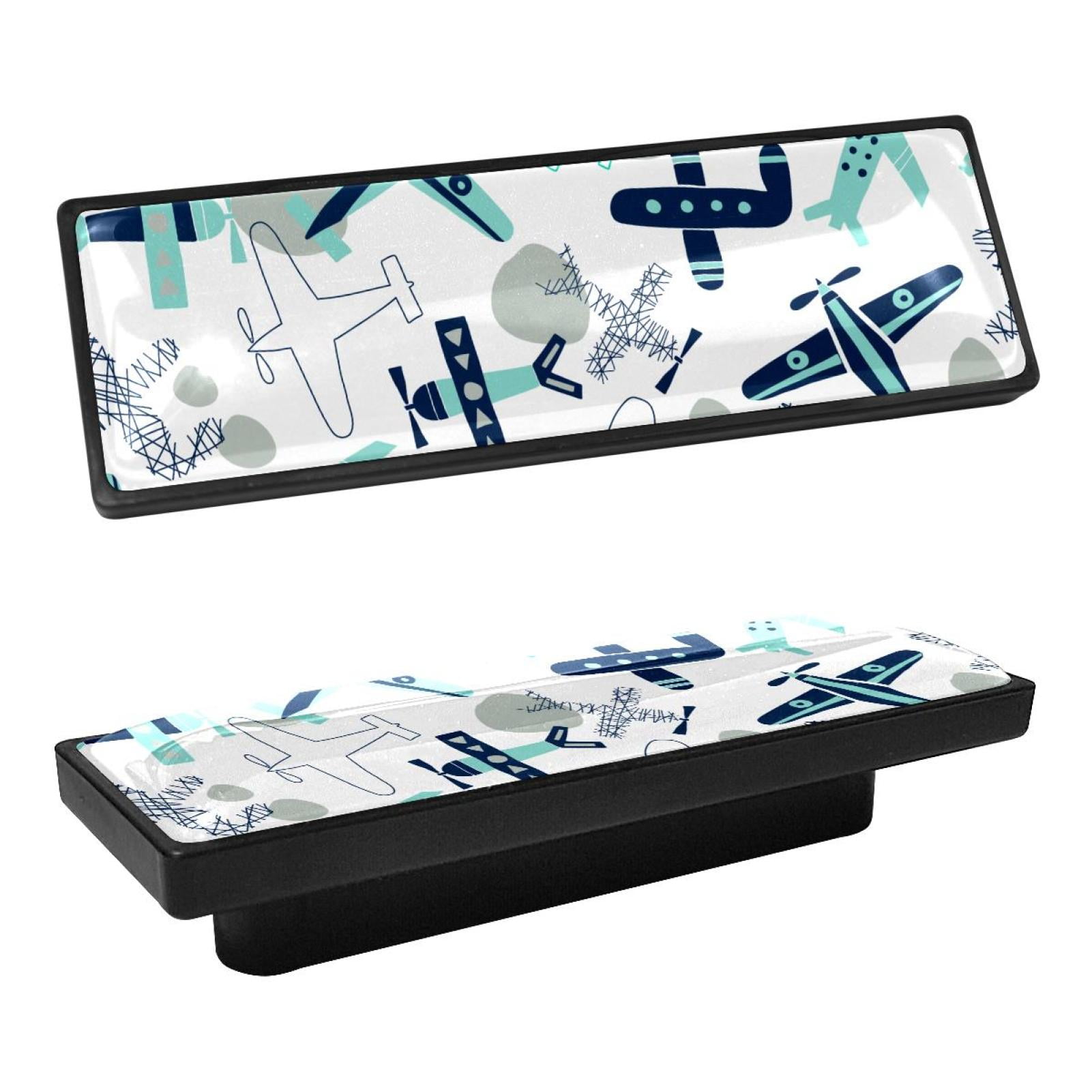 4 Pcs Rectangle Cabinet Handle Cupboard Knob Drawer Pulls Handle ...