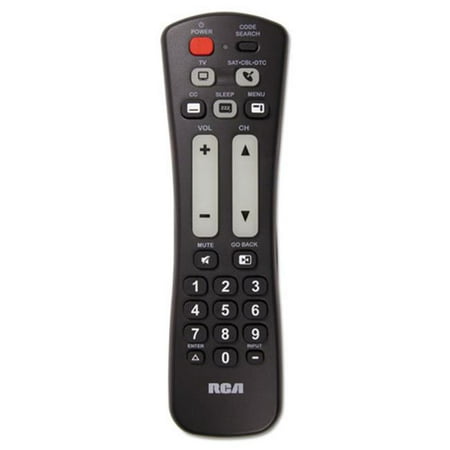 Vox RCRH02BR Two-Device Universal Remote, Black - Walmart.com
