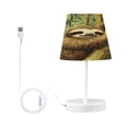 WOBOGO Lazy Sloth Table Lamps Bedroom 3-Speed Dimmable Farm Style with ...