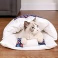 Warm Cat Sleeping Bag, Removable Cat Bed, Detachable Washable Pet ...