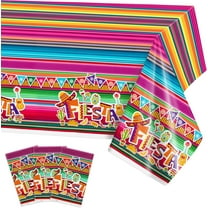 Fun Express Fiesta Sarape Plastic Tablecloth Roll - Walmart.com
