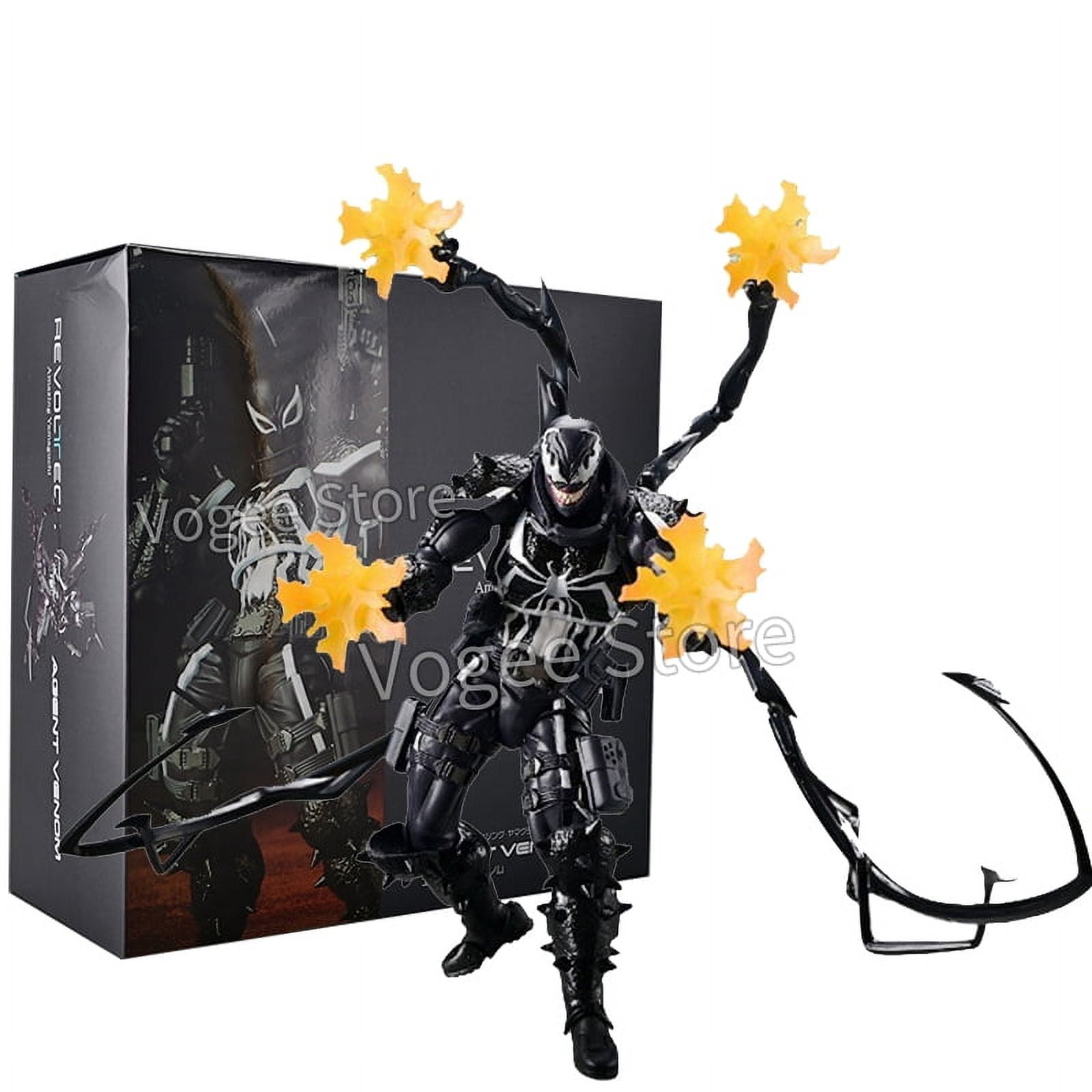 Increíble figura de acción del agente YAMAGUCHI, Venom, KAIYODO ...
