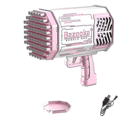 Bubble Machine Gun, Diy Bubble Bazooka Machine 69 Holes Bubble Blower ...