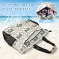 Beach Tote Bag with Waterproof Wet Pocket & Detachable Pouch for Pool ...