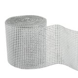 Efavormart Glittering Faux Diamond Dazzling Faux Rhinestone Mesh Ribbon ...