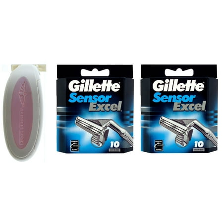 Sensor Excel Women's Compatible Razor (Pink) + Gillette Sensor Excel ...
