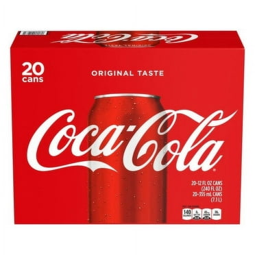 Coca-Cola Soda, 12 fl oz Cans, 35 Pack, Crisp Refreshing Sparkling ...