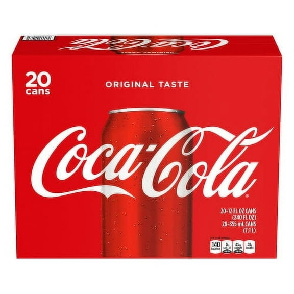 Coca-Cola Classic Soft Drink, 12 fl oz, 8 Pack Bottles - Walmart.com
