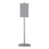 M&T Displays 11x17 Pedestal Poster Stand Front Loading Snap Frame ...