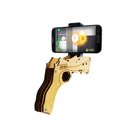 Xtreme Cables AR Blaster, Augmented Reality Gun - Wood [iOS & Android ...