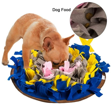 Dog Snuffle Mat Pet Puzzle Toy Sniffing Training Pad Activity Blanket ...