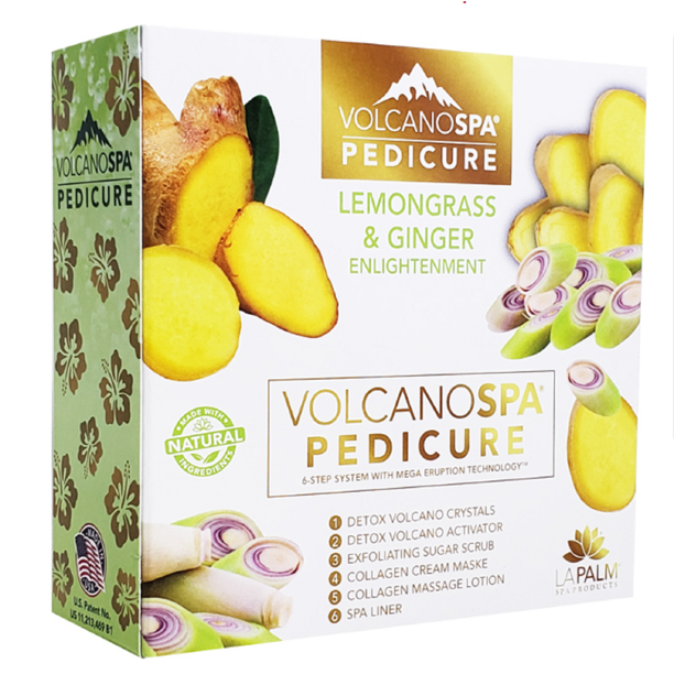 La Palm Volcano Spa Pedicure - 5-Step System w/Mega Eruption Technology ...