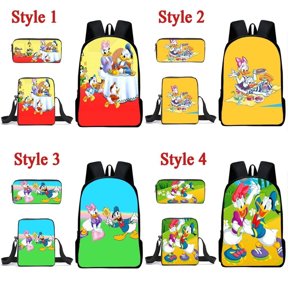 Donald Duck Backpack Fashionable Design Bookbag for Cute Gifts with ...