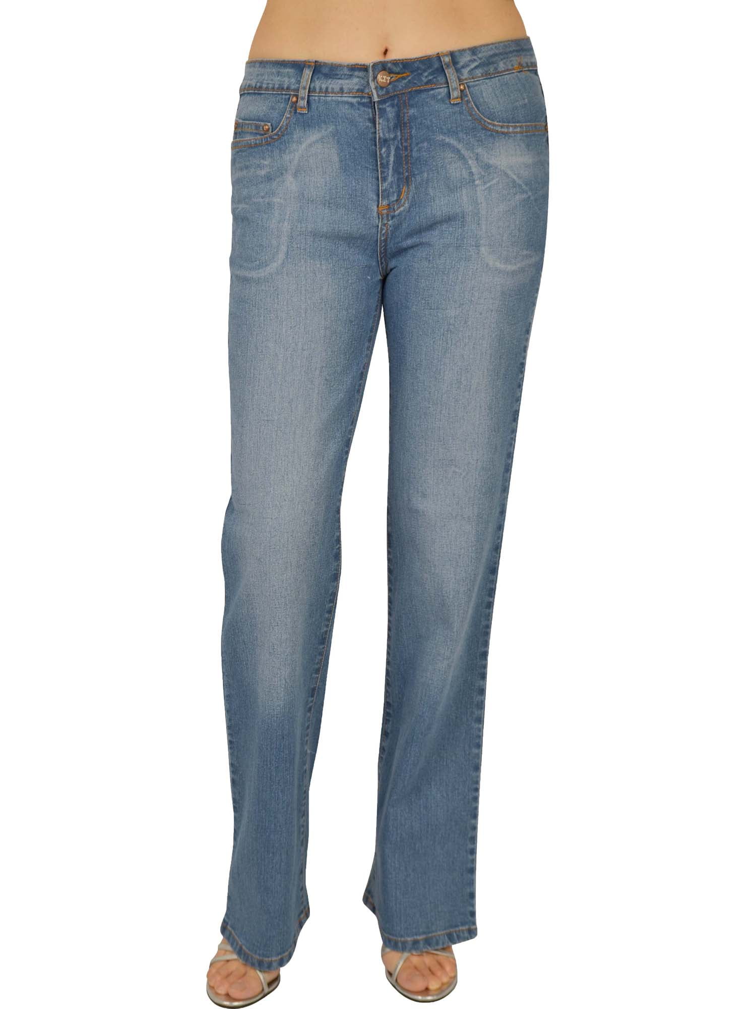 Womens Lt. Sand Blue Stretch Jeans #L834 Size: 5 - Walmart.com